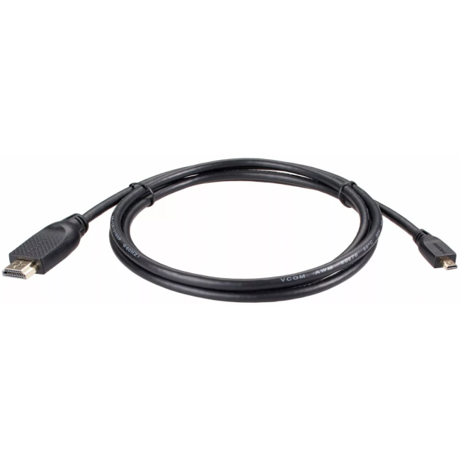 Кабель HDMI-19M --MicroHDMI-19M ver 2.0 1.5m, медь, VCOM CG587-1.5M — фото 1