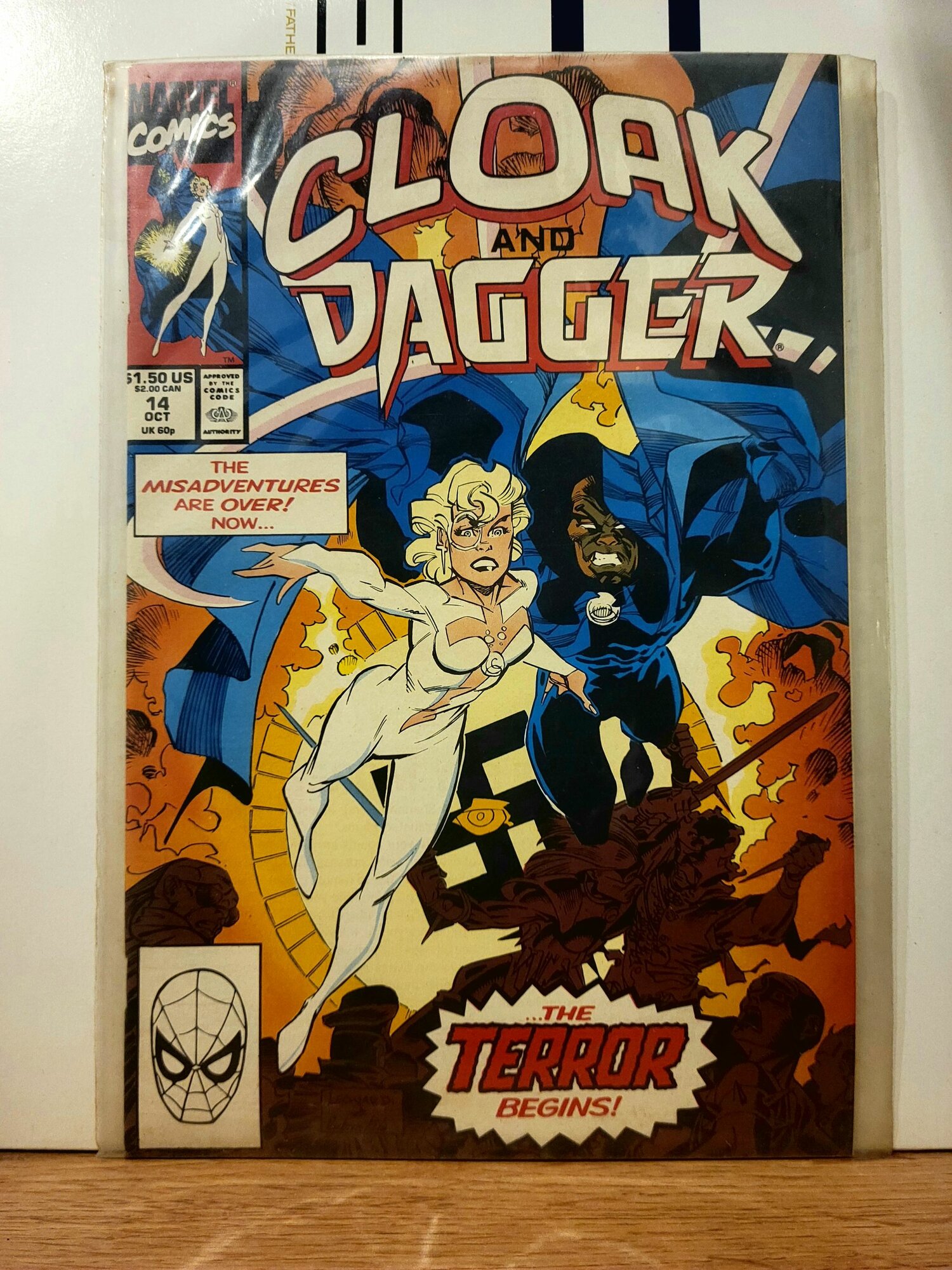 Ретро Комикс Cloak And Dagger #14. 1992 Год. Оригинал!