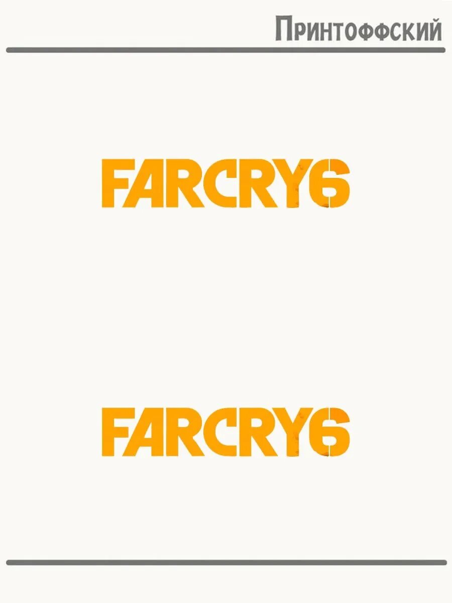 2-е (Две) Термонаклейки far cry 6