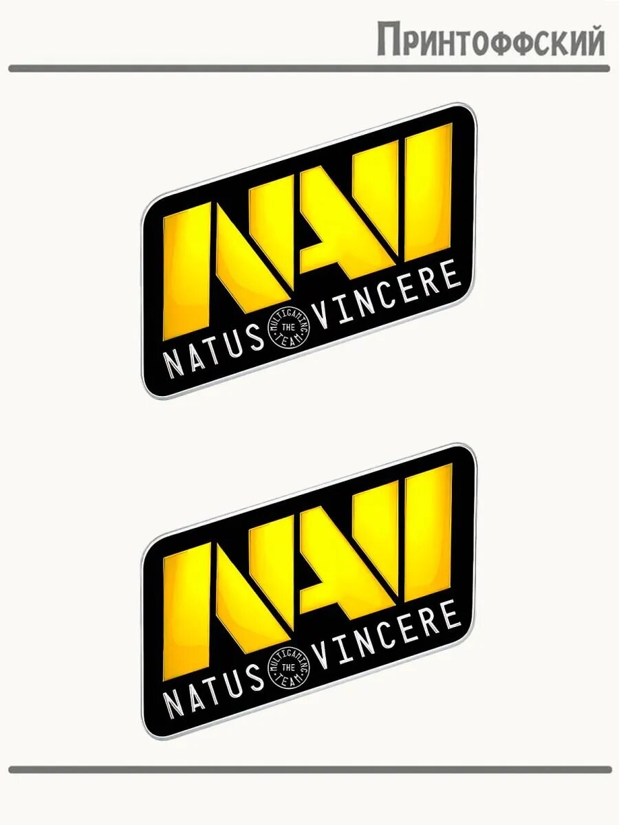 2-е (Две) Термонаклейки нави navi киберспорт