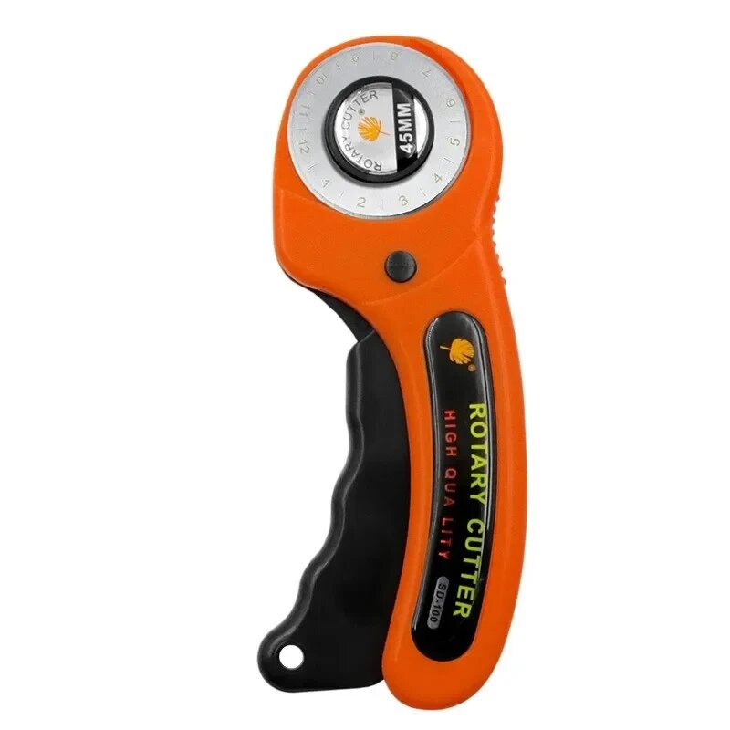 Роторный резак для ткани 45 мм Оранжевый, Roller Knife