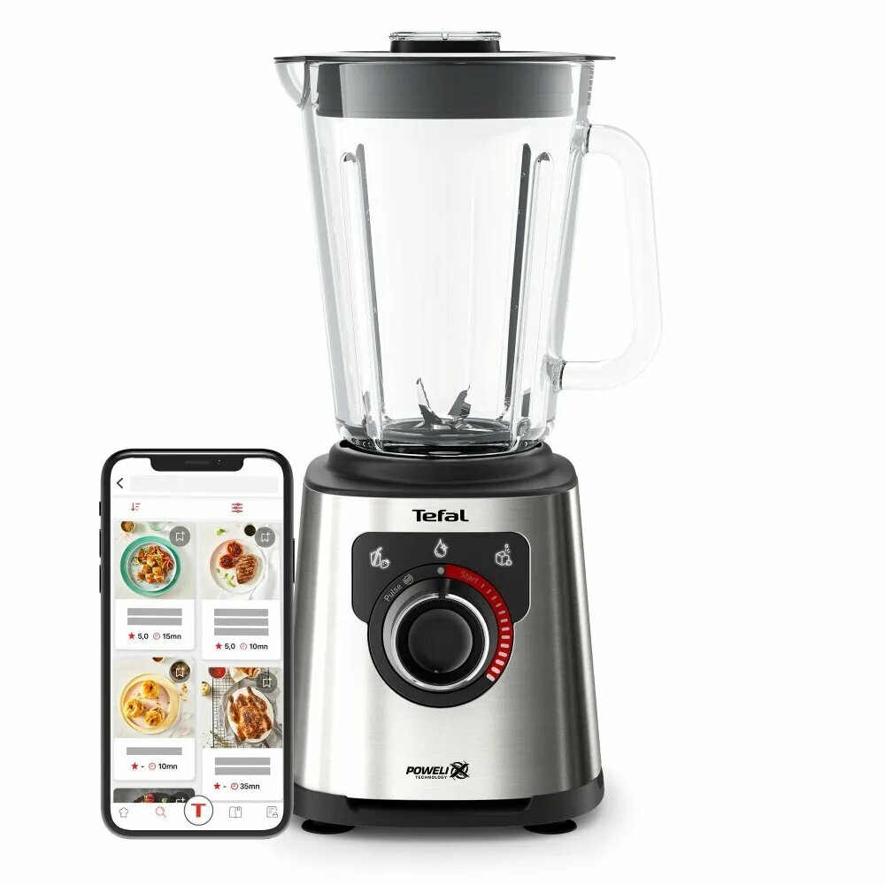 Tefal Стационарный блендер BL871D31, черный, серебристый