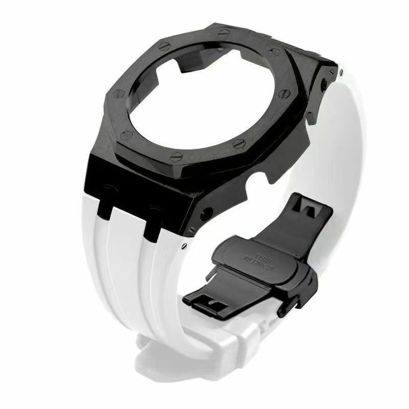 Gen4 Комплект модификации для Casio GA2100 GAB2100, Каучуковый ремешок + рамка ободка корпуса для GA2110-ROMIKY