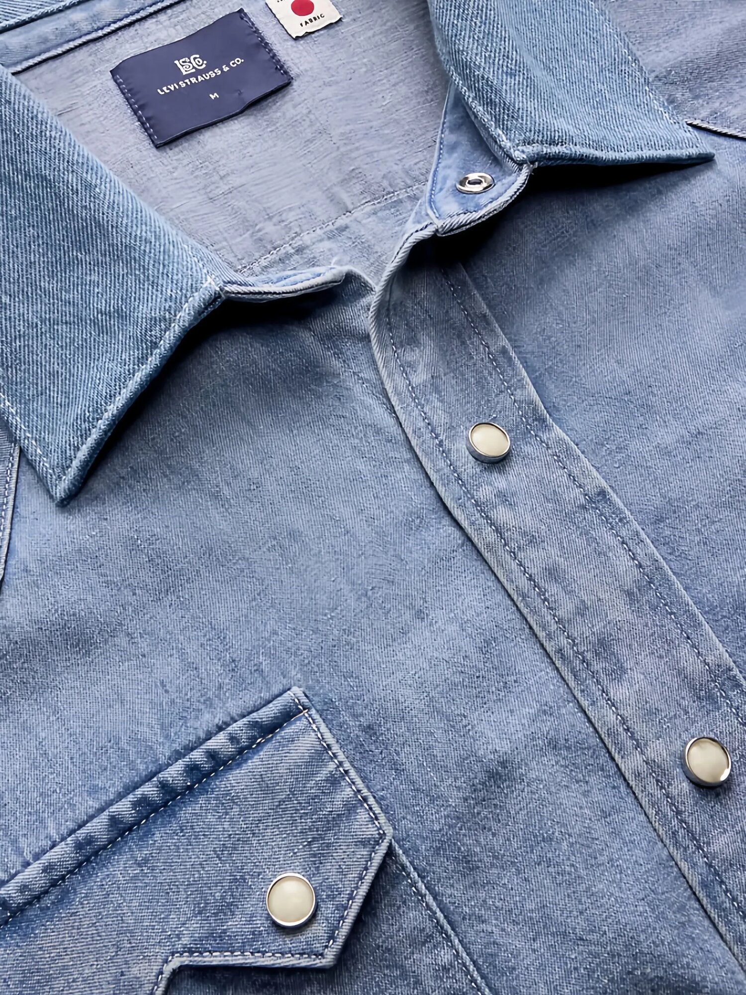 Куртка Levi's Sawtooth denim jacket, размер M, синий — фото 1