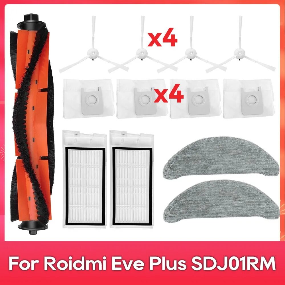 Комплект фильтров и щеток для робота-пылесоса Roidmi Eve Plus SDJ01RM