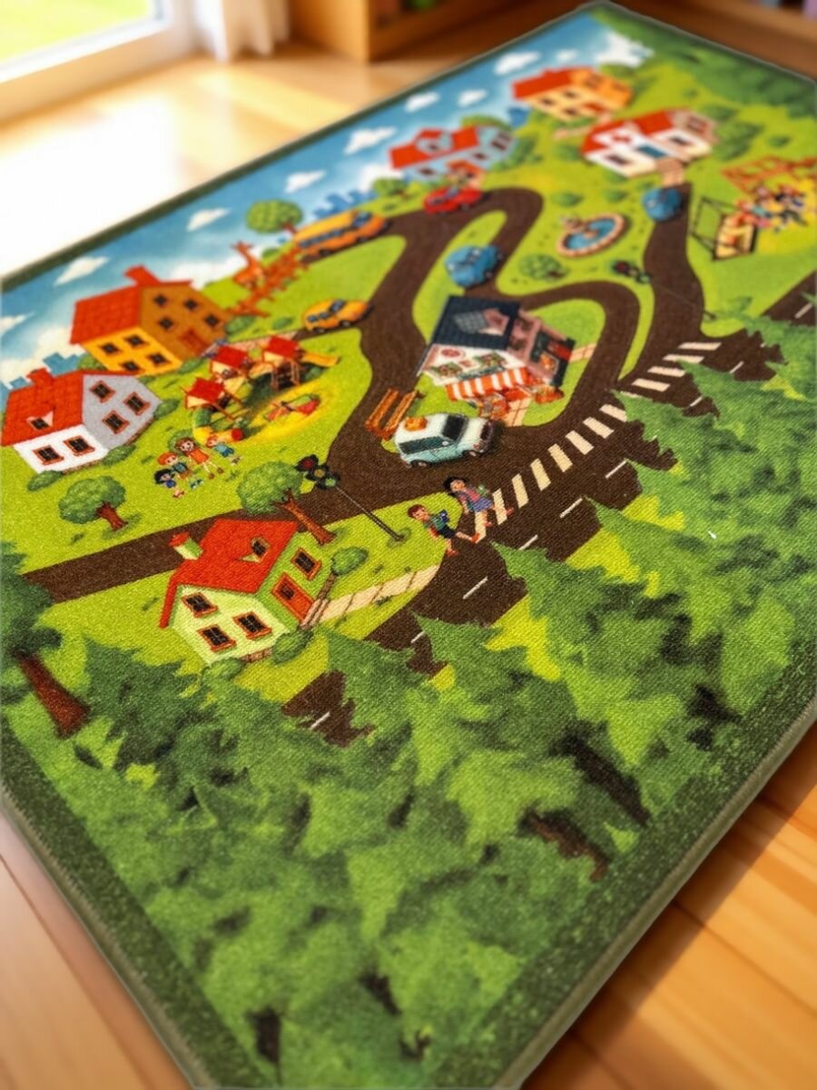 Ковер 80х120 см, За городом, на войлоке