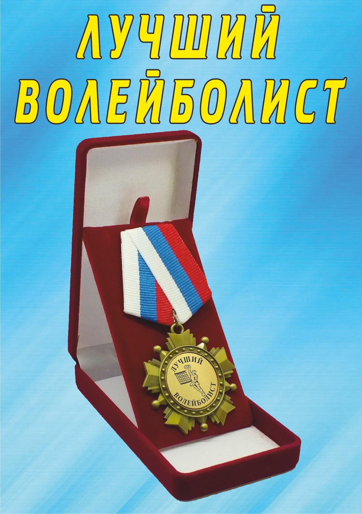 Медаль орден " Лучший волейболист ".