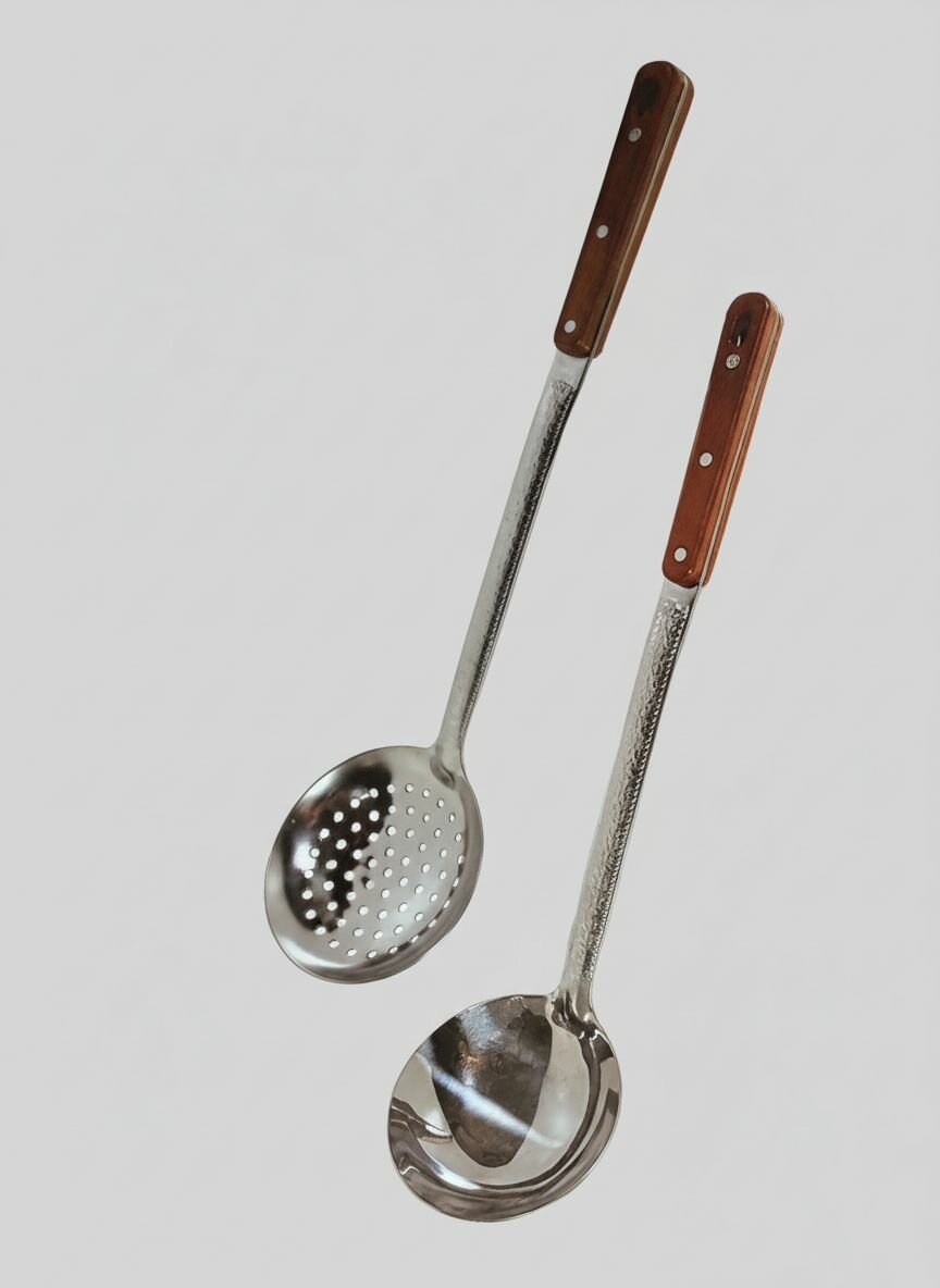 Черпак и шумовка для казана из нержавеющей стали 48 см Xoztorg