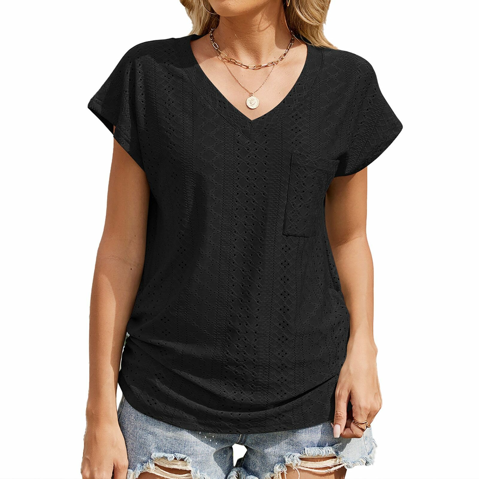 (Цельнокроеное) Новая женская однотонная сумка с круглым вырезом и коротким рукавом-футляром