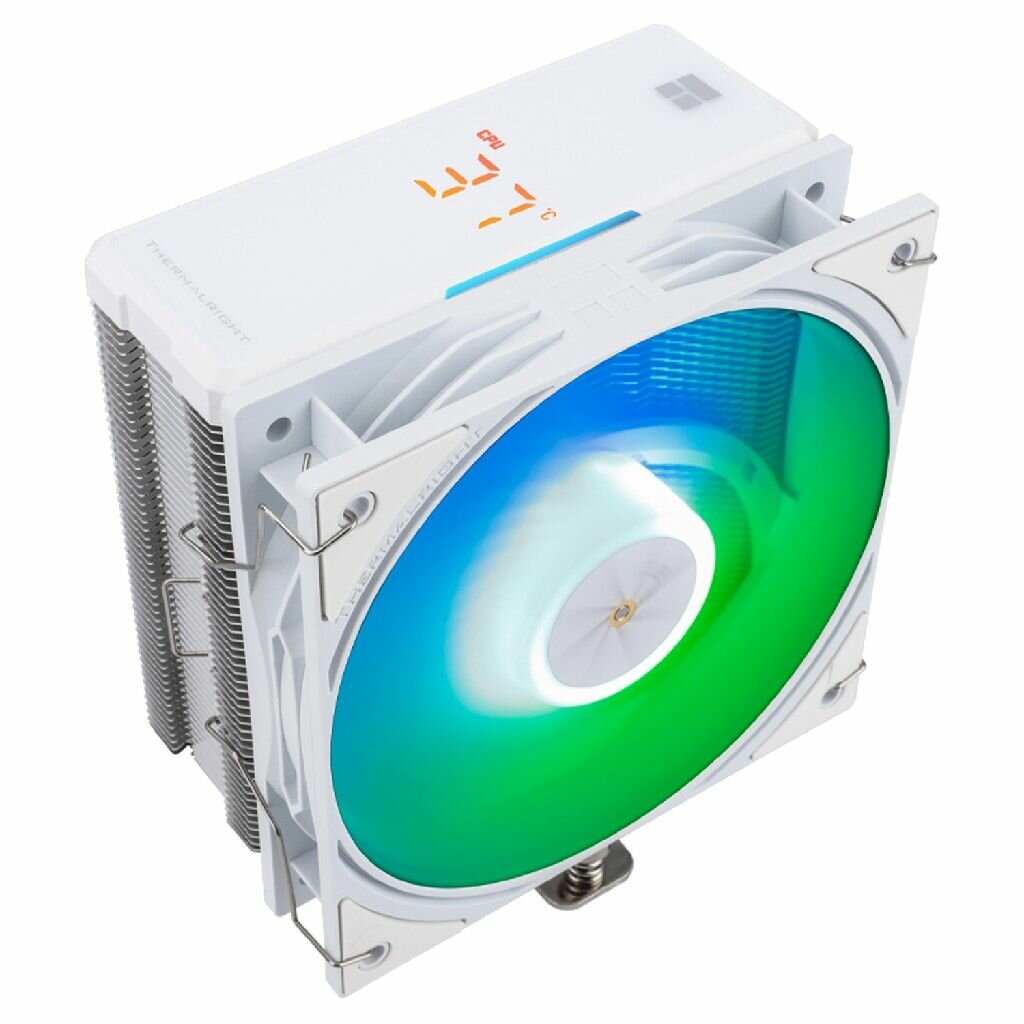 Кулер Thermalright Assassin X 120 R Digital ARGB White LGA115X 1200 1700 1851 AM4 AM5 (120mm ARGB PWM Fan, 4 тепл. трубки 6мм) / TRAX120RDAW