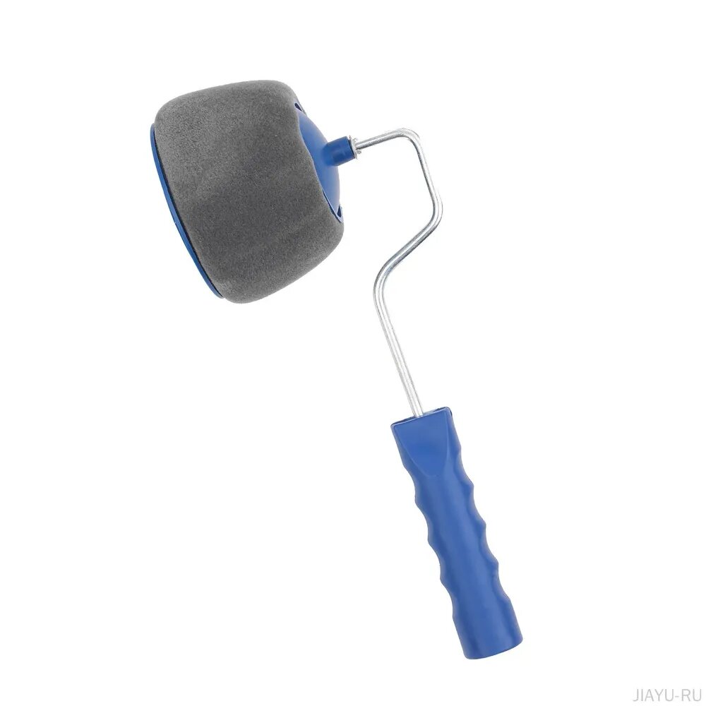 Набор кистей для покраски 6 шт, бесшовный, барабанный, бытовой, многофункциональный, валик, угловой, инструмент, синий+серый, KQ-000139