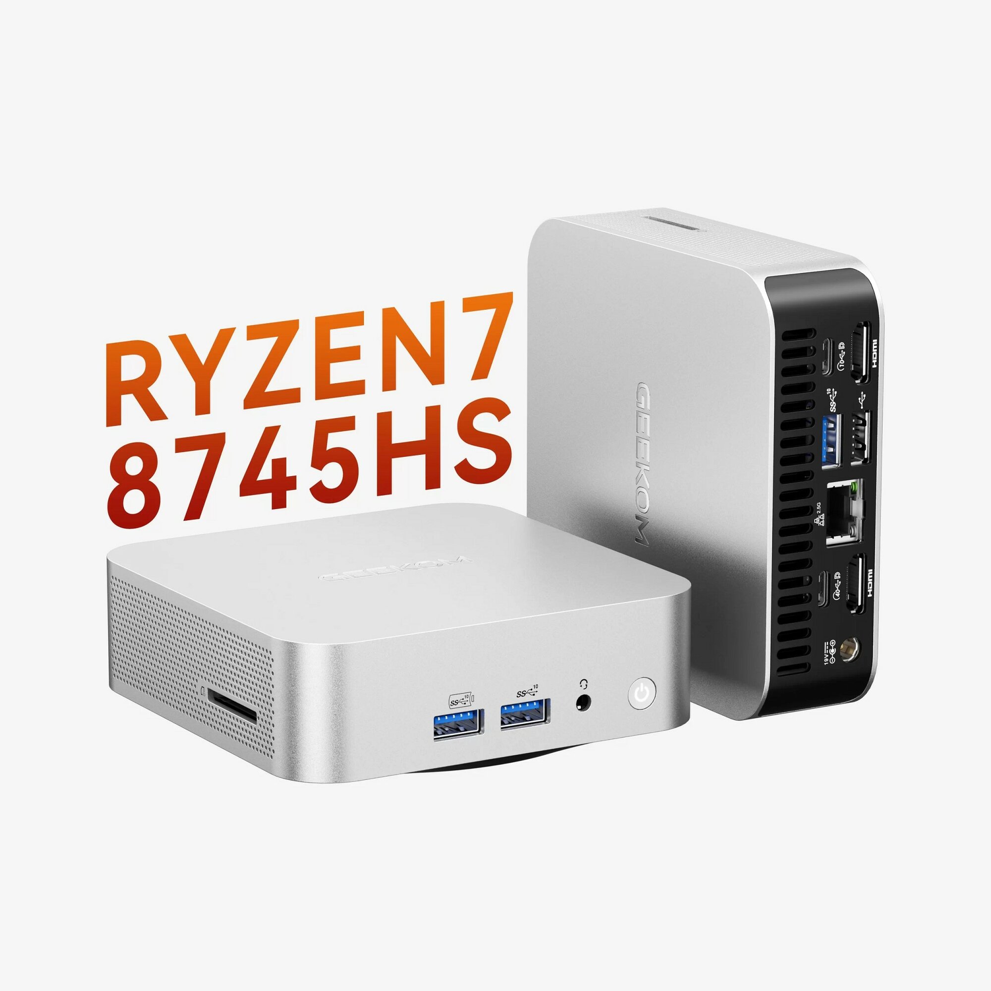GEEKOM Неттоп / миниПК AMD Ryzen 7 8745HS DDR5 5600 64ГБ/ 1024ГБ Wi-Fi Windows