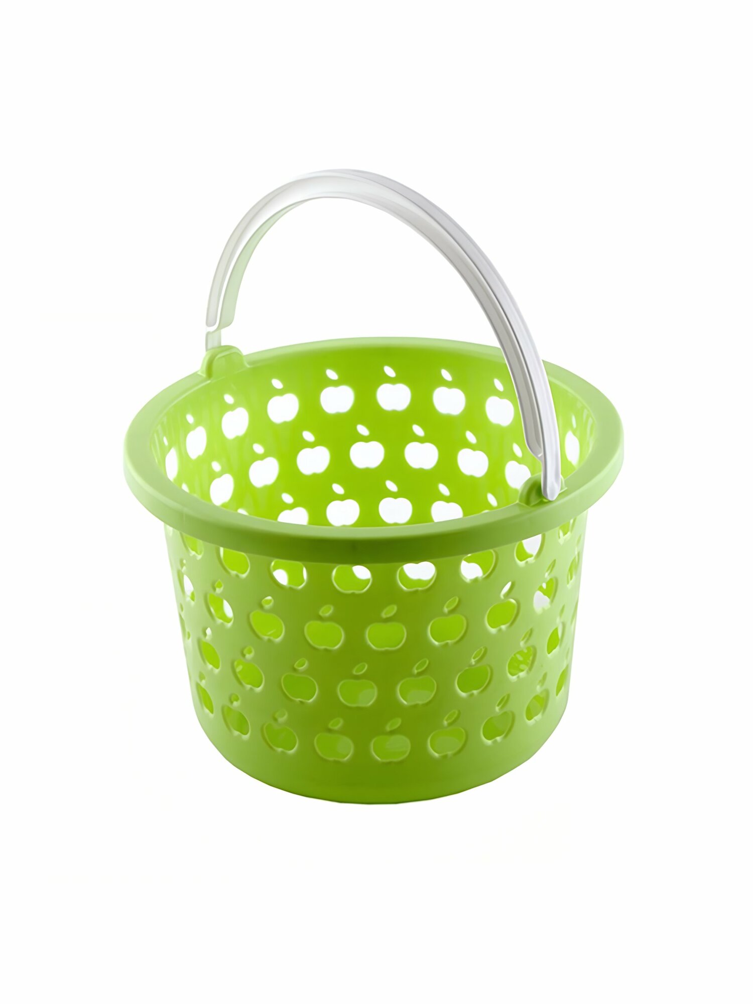 Корзина 2.2 л, 18.5х18.5х13.6 см, круглая, пластик, с ручками, Полимербыт, С831, 4383100