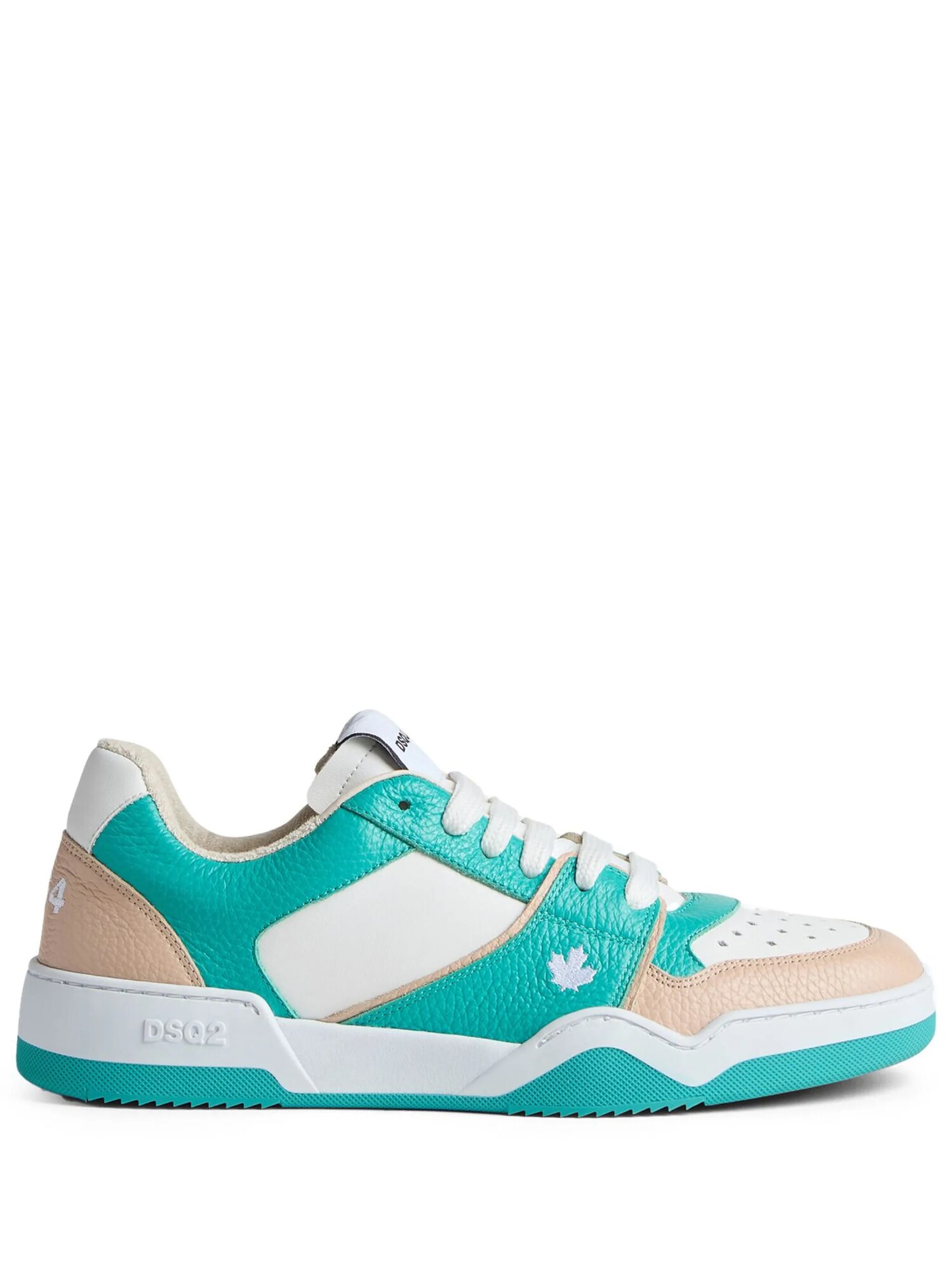 Кроссовки Low-top leather sneakers