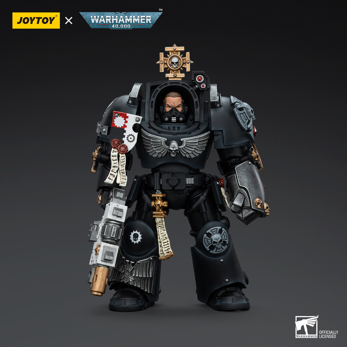JOYTOY Dark Source Warhammer Steel Hands Ультрамарины Терминатор Броня Капитана 1:18 подвижный солдат-манекен игрушка