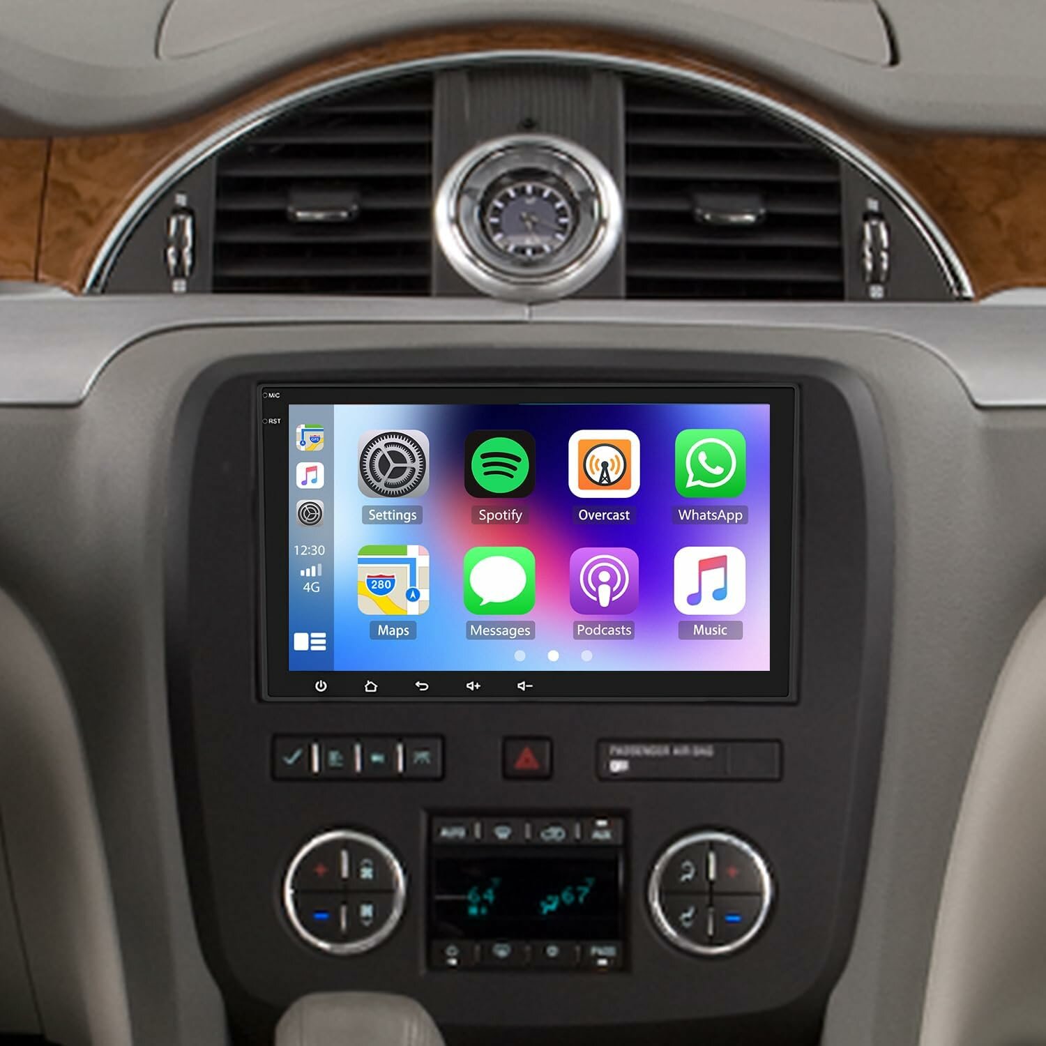 Автомобильная стереосистема для Buick Enclave 2008-2012 с беспроводной системой Carplay/Android Auto, 8-дюймовый