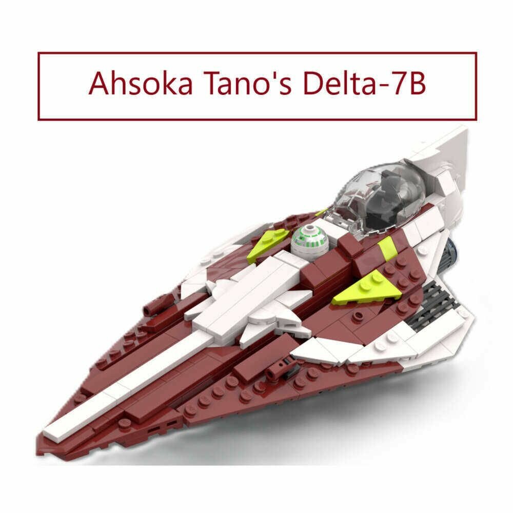 319шт. Конструктор Ahsoka Tano's Delta 7B - 75333 MOD Набор строительных блоков
