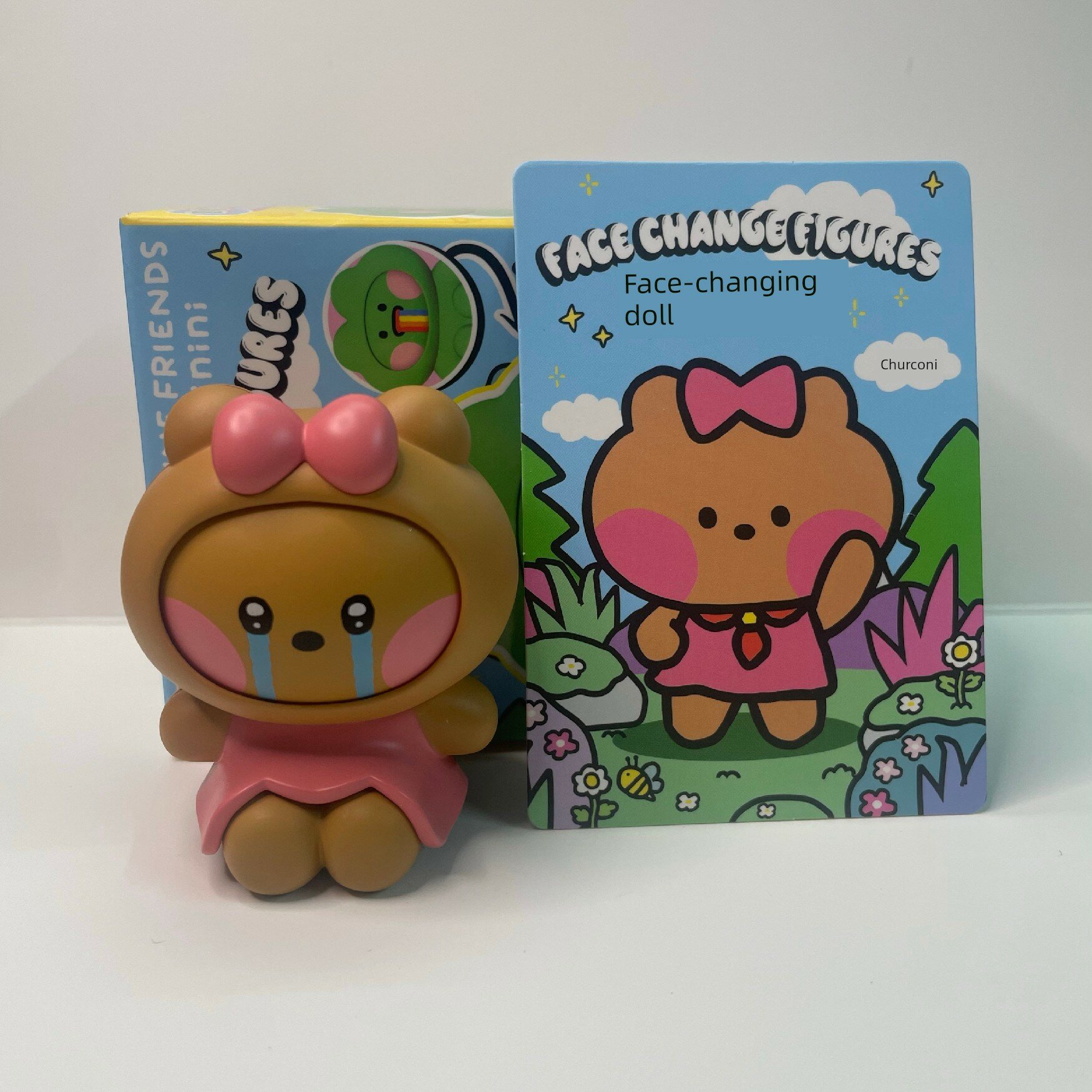 Фигурка Brownie Flip Face Egg - Chokonini, эксклюзивная коробка для коллекционеров