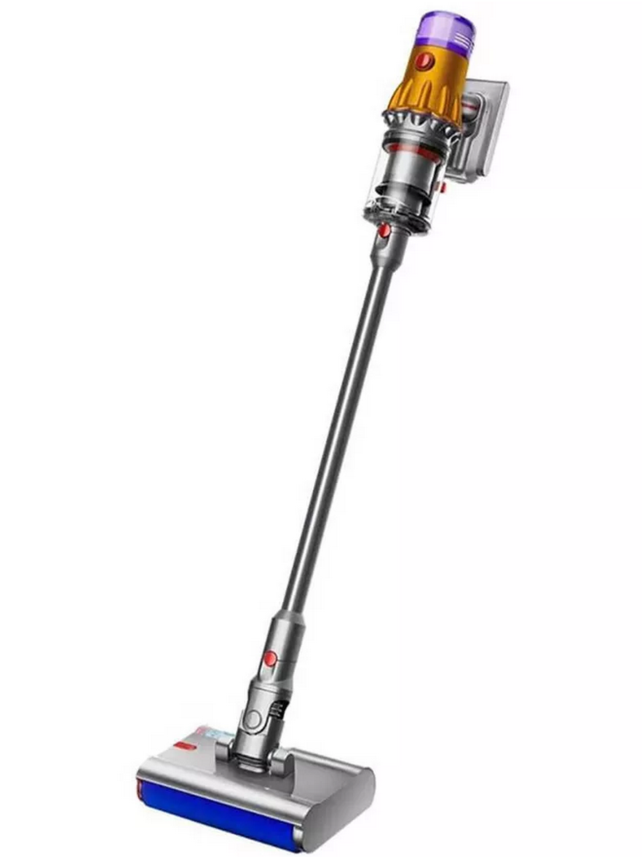 Моющий вертикальный пылесос Dyson V12s SV49 Detect Slim Submarine Желтый/Никель CN