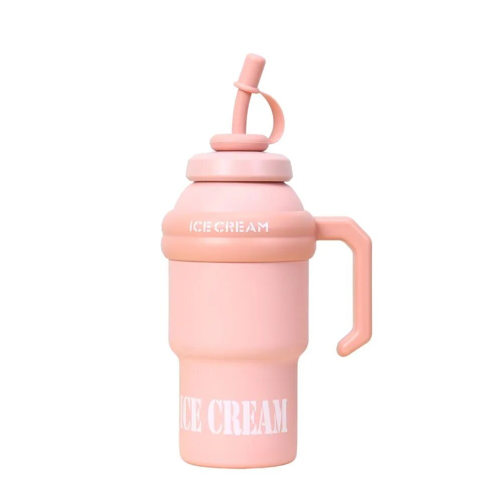 Термокружка "IKEA", нержавеющая сталь, 1л, эргономичная ручка