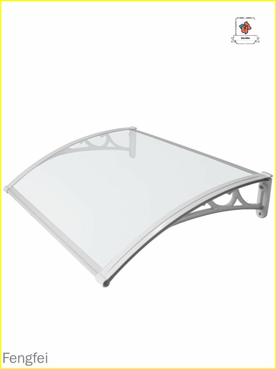 Козырек над крыльцом, для дома усиленный , Навес над крыльцом, удлинение 60 см