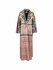 Накидка HUI HUI Printed wide-sleeve kimono, размер 42, coral pink