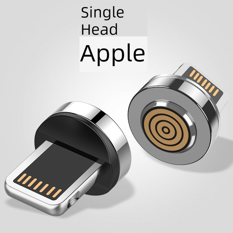 Магнитный зарядный адаптер для Apple, круглый 7-точечный магнит, 2 шт, универсальный для iPhone