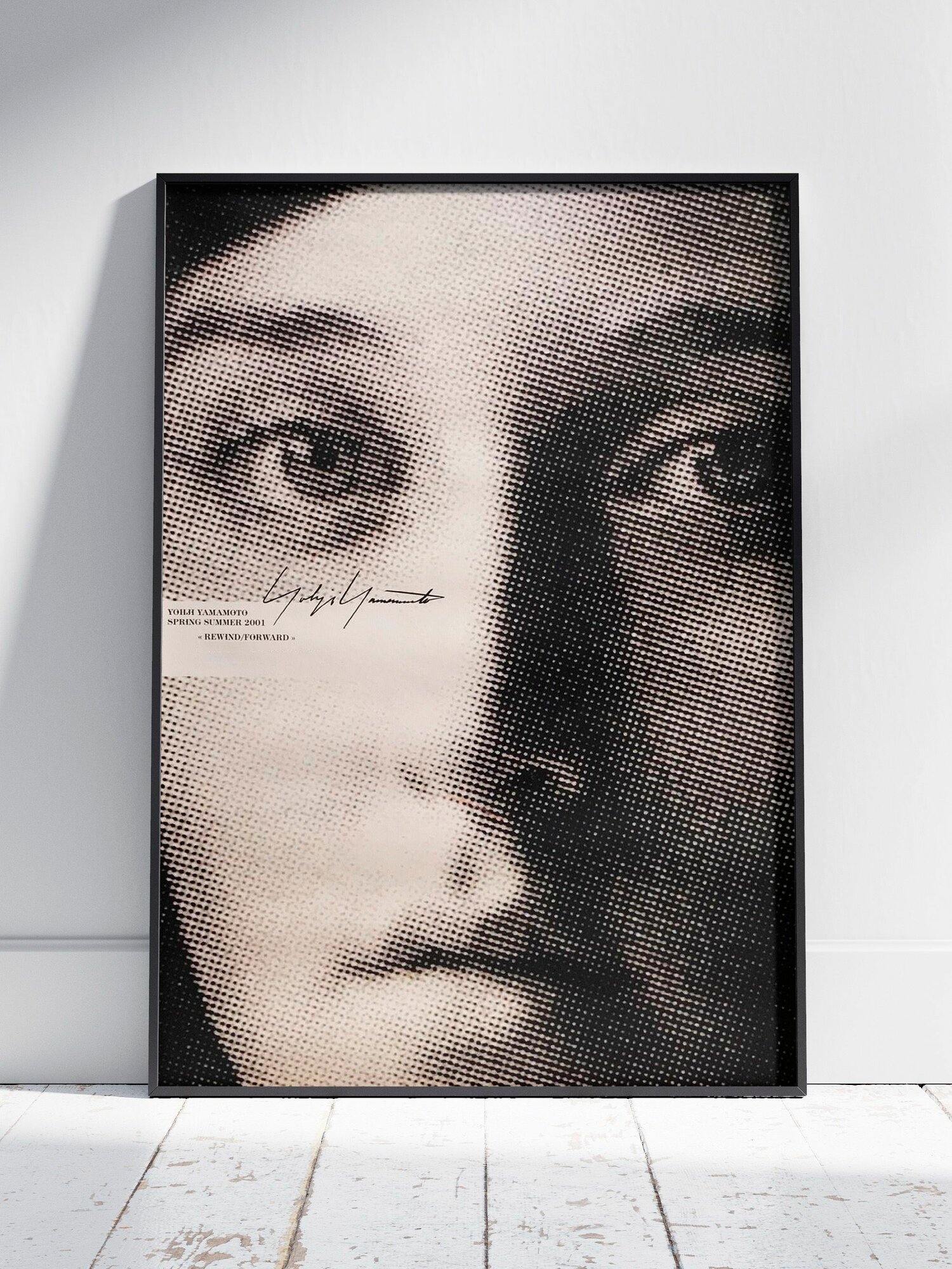 Плакат на стену для интерьера Йоджи Ямамото (Yohji Yamamoto 6) - Постер по модели, бренду и моде формата A4 (21x30 см)