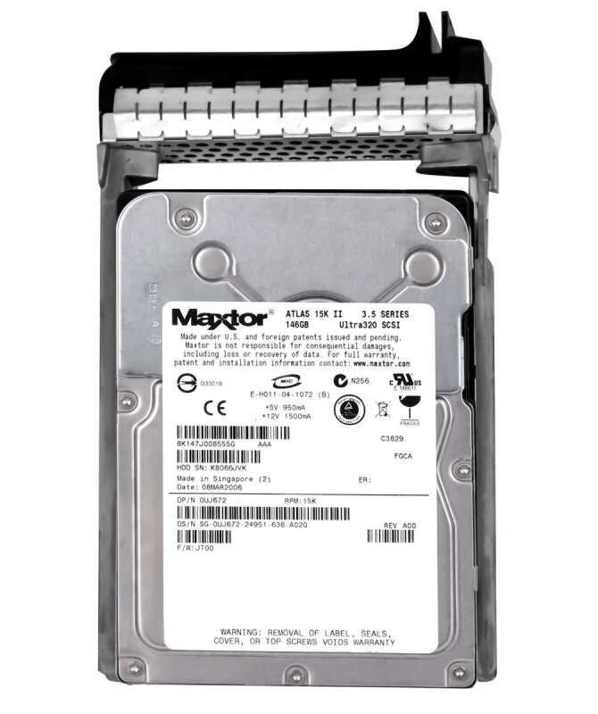 Жесткий диск Dell 0UJ672 146Gb U320SCSI 3.5" HDD