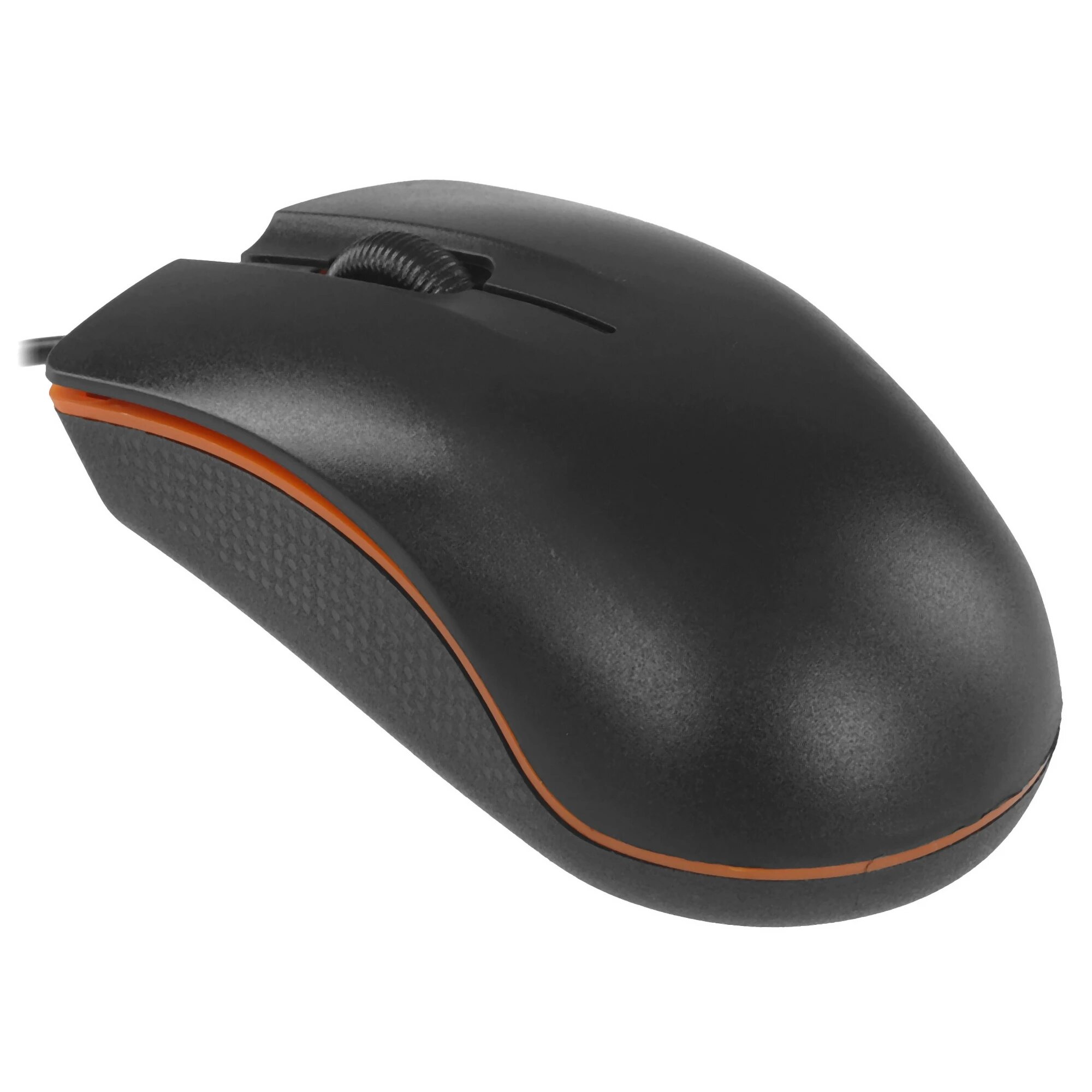Мышь проводная Qumo Practic Office M90 черный, 1000 dpi, USB, кнопки - 3