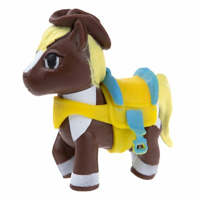 Тянущаяся фигурка 1Toy Полли, пони на фасоне, в костюмчике, 10 см Т22750-10