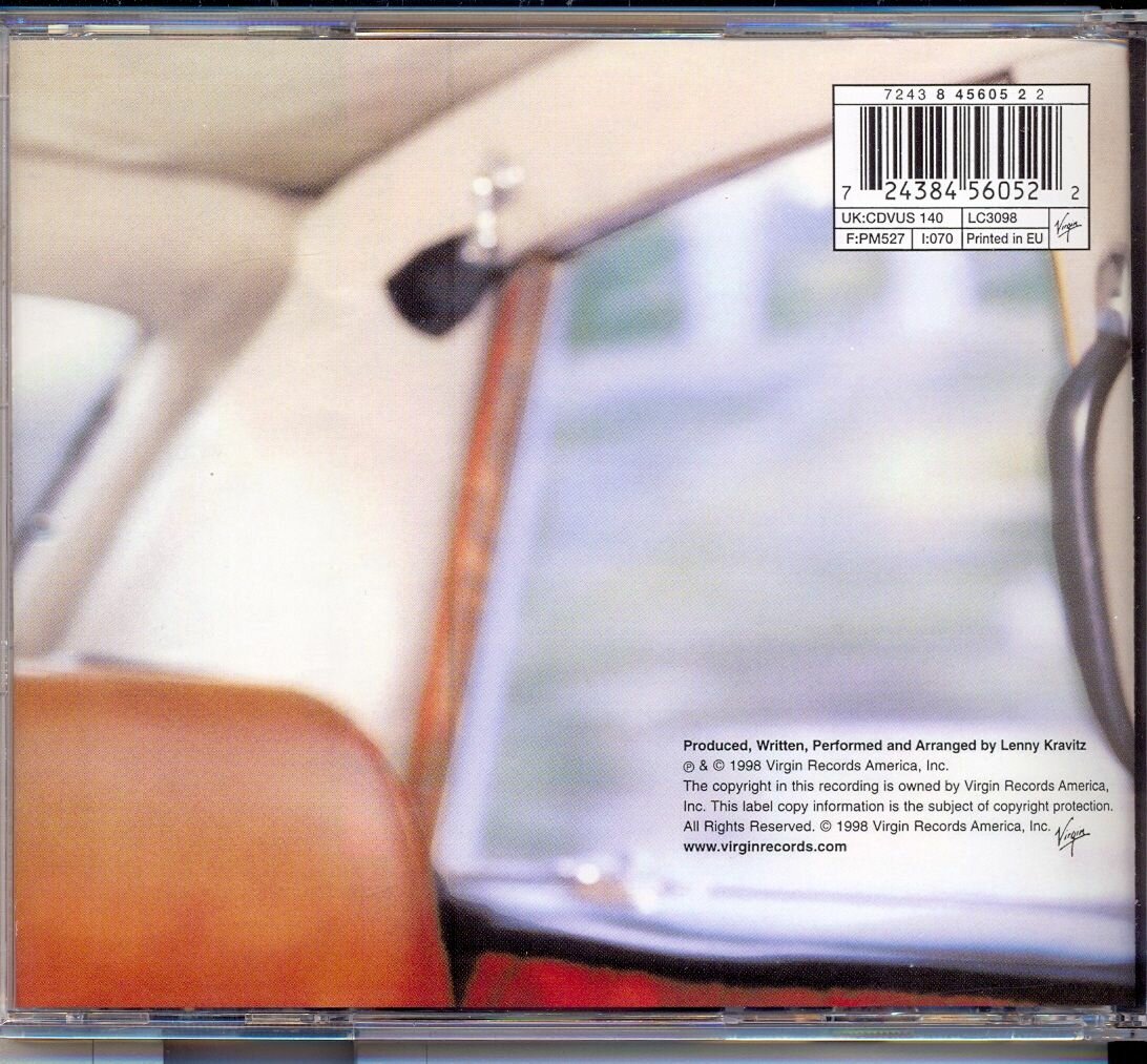 LENNY KRAVITZ - 5 1998 г. Компакт диск — фото 1