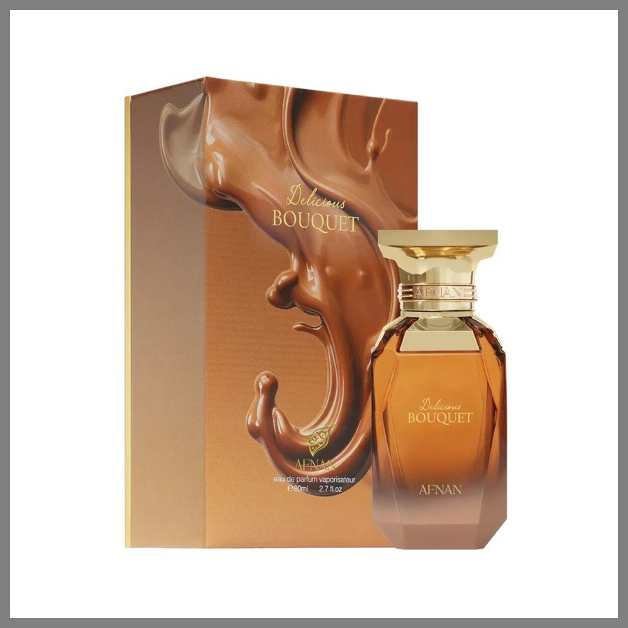 Afnan Delicious Bouquet Парфюмерная вода 80мл, карамель, мускус, бобы тонка, ваниль, женский
