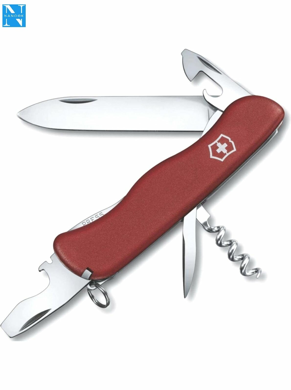 Нож перочинный VICTORINOX Picknicker 0.8353, 111 мм, 11 функций, красный