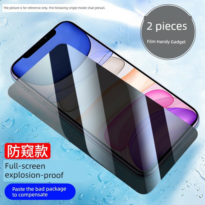 IPhone 11 Pro Max Стекло с защитой от просмотра и антибликовым покрытием, 2 шт. набор
