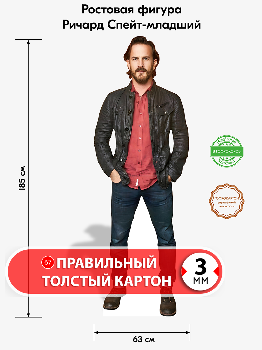 Аксессуар для фотосессий, Indoor-ad, Ричард Спейт-младший ростовая фигура
