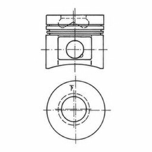 Поршень piston suitable f. deutz 91,00 KOLBENSCHMIDT 91260600