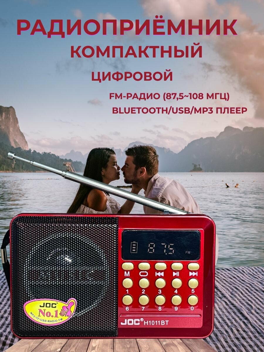 Цифровой радиоприёмник/Bluetooth/USB/MP3/плеер