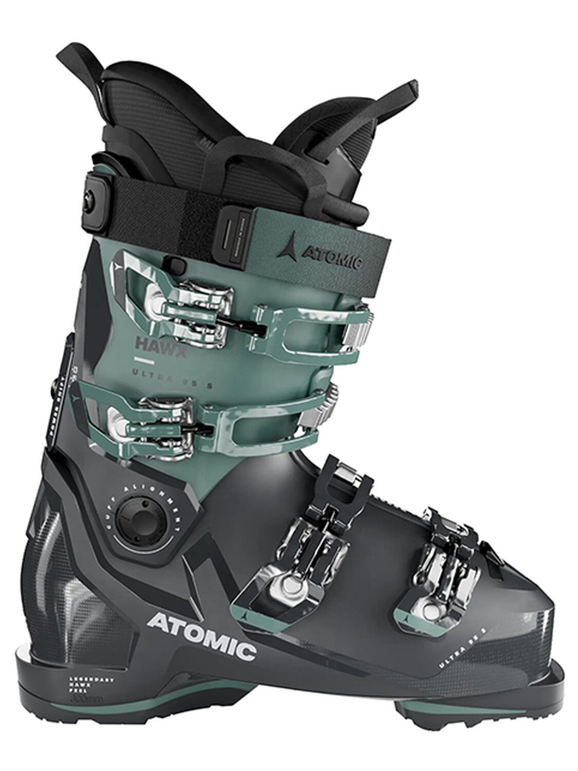 Горнолыжные ботинки Atomic Hawx Ultra 95 S W GW Storm/Aqua 24/25 , для женщин , зеленый