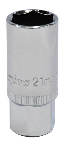 Головка свечная 21мм 1/2" 6 гранная (Ombra) 112121A