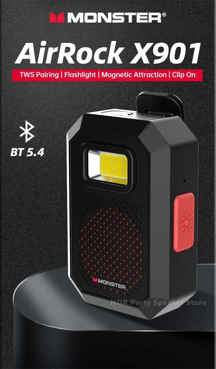 Портативная Bluetooth-колонка MouZYuan AirRock X901 черный