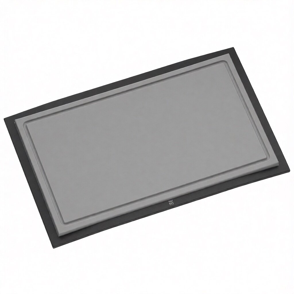 Разделочная доска WMF "Touch", нескользящая, 32 см x 20 см, серый/чёрный