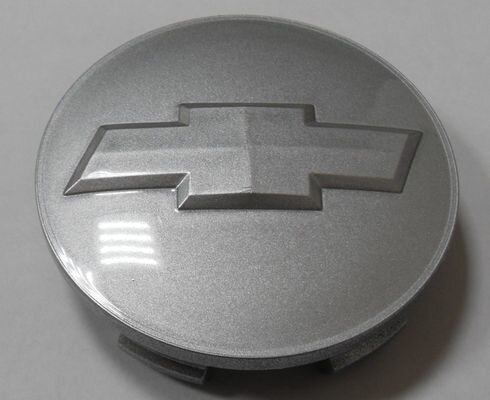 Колпачок ступицы Chevrolet 60/57 серебро (TechLine, КиК, Слик)***