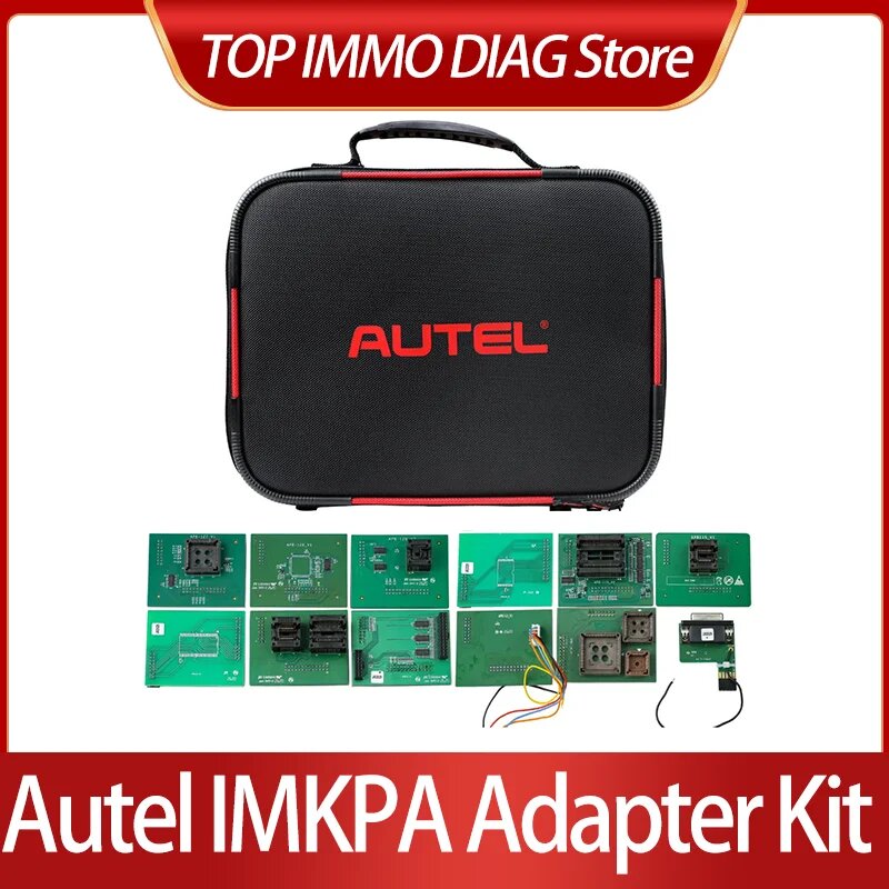 Комплект адаптеров AUTEL MaxiIM IMKPA MQB 5C 5D для программирования ключей EWS3, обучения ключам NEC, чтения, записи и удаления данных ESL W209, совместимый с XP400Pro, IM508, IM608