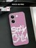 Чехол на Poco X8 Pro / Поко X8 Про с принтом Stay Calm pink, прозрачный