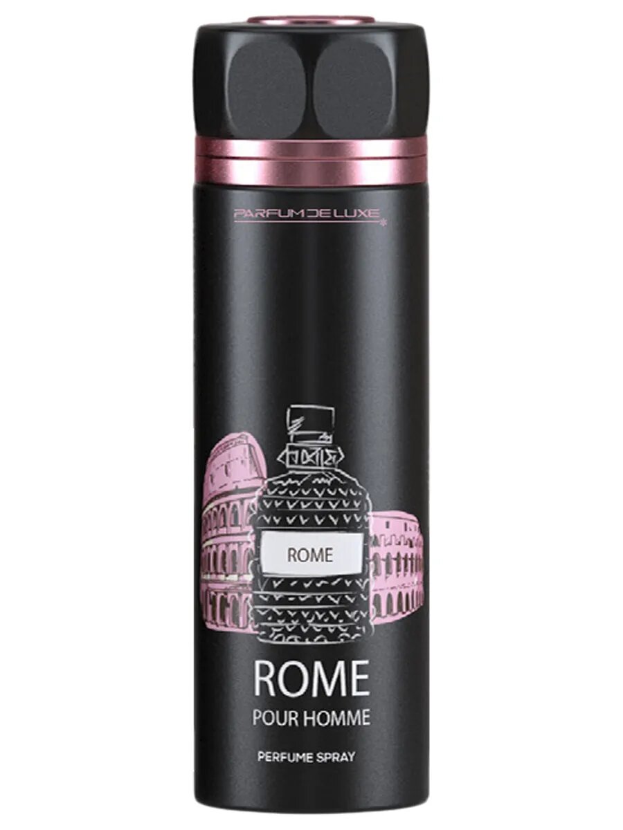 Дезодорант спрей мужской PARFUM DE LUXE Парфюмированный Rome pour homme 200мл