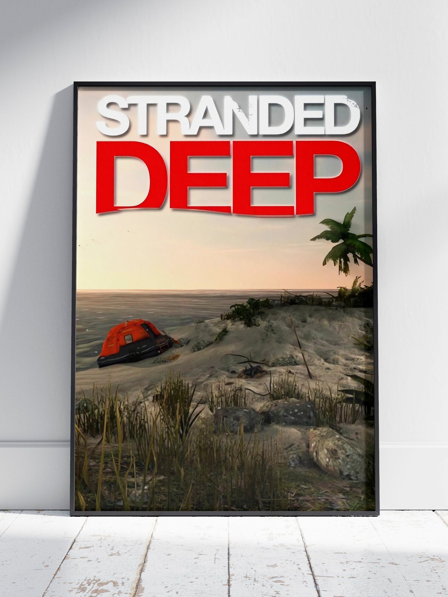 Плакат на стену для интерьера Страндед Дип (Stranded Deep 4) - Постер по игре формата A3 (30x42 см)