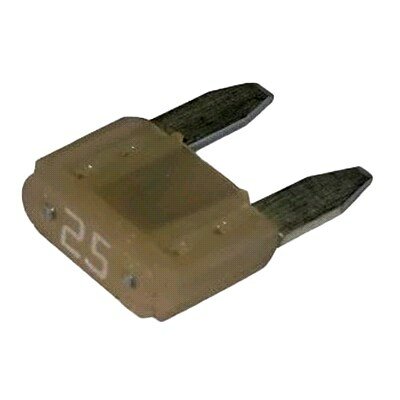 Предохранитель флажковый MINI 25А (маяк) (100)******************