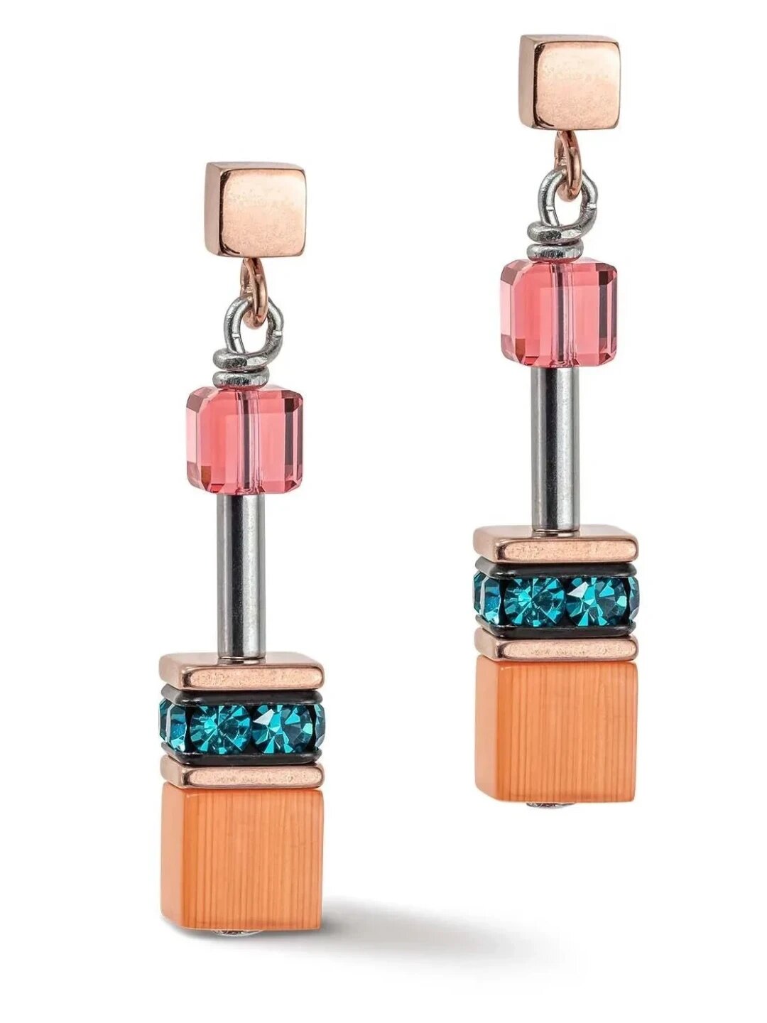 Серьги пусеты, кристалл, кристаллы Swarovski, тигровый глаз, оникс