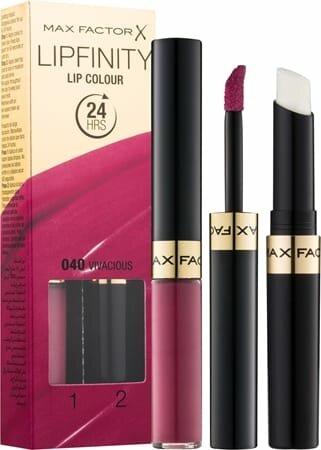 Губная помада max factor lipfinity lip colour, оттенок 040 vivacious, 4,2 г